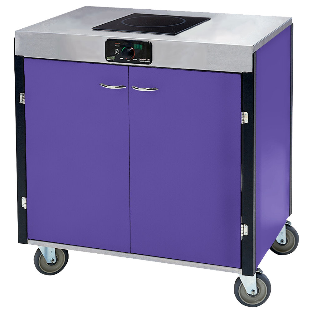 Lakeside 2060P Creation Express™ Mobile Cooking Cart with 1 Induction ...
