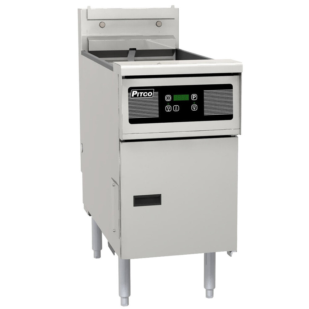 Pitco® SE14R-D 40-50 lb. Solstice Electric Floor Fryer with Digital Controls - 240V, 3 Phase, 22kW