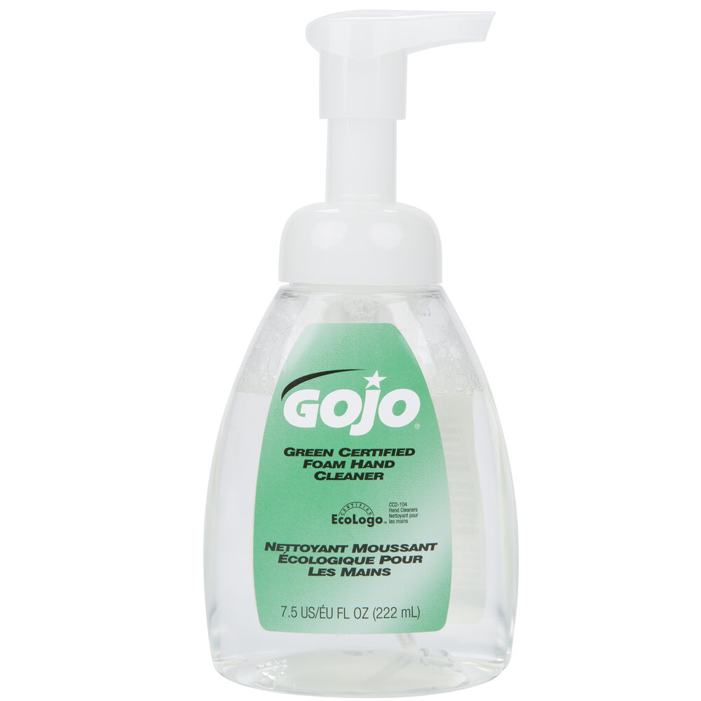 GOJO® 5715-06 Green Certified 7.5 oz. Fragrance Free Foaming Hand Soap ...