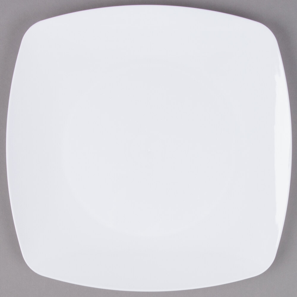 Fineline Renaissance 1510-WH 10" White Plastic Plate - 120/Case