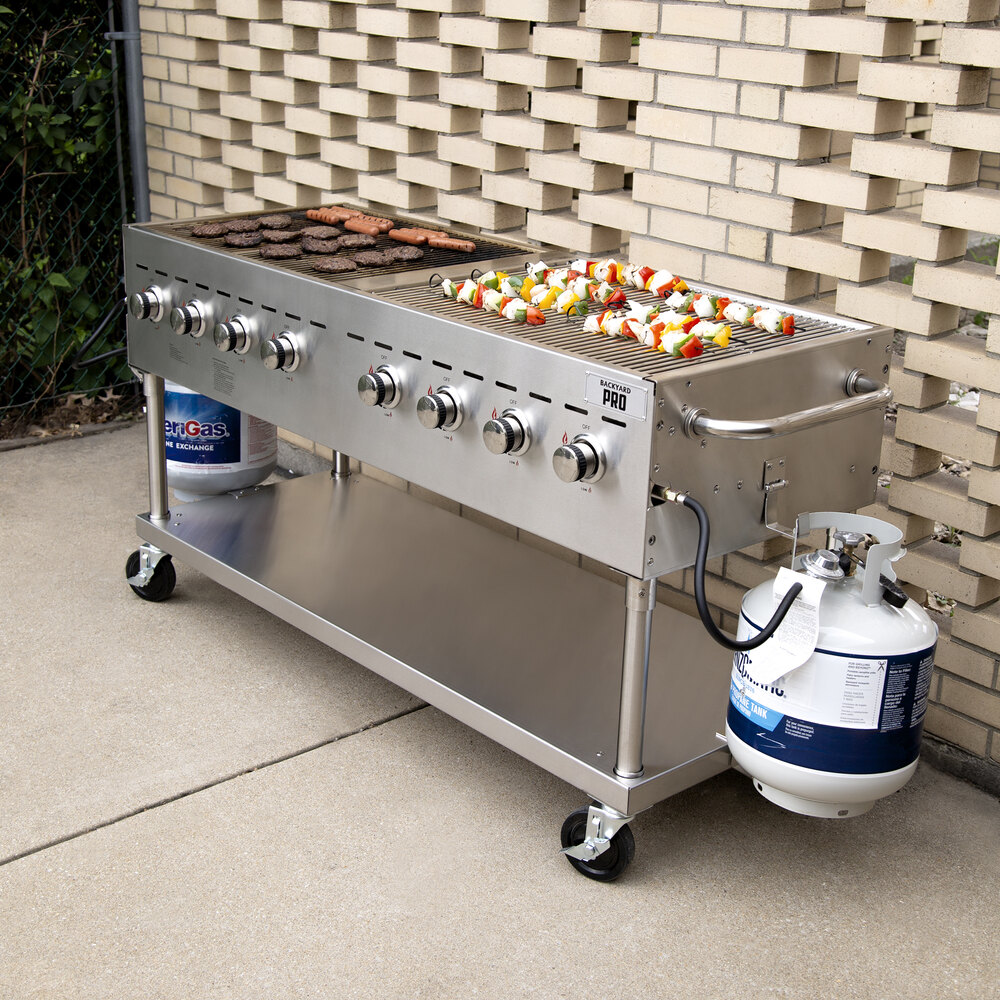 Backyard Pro C3H860DEL Deluxe 60" Stainless Steel Liquid Propane ...