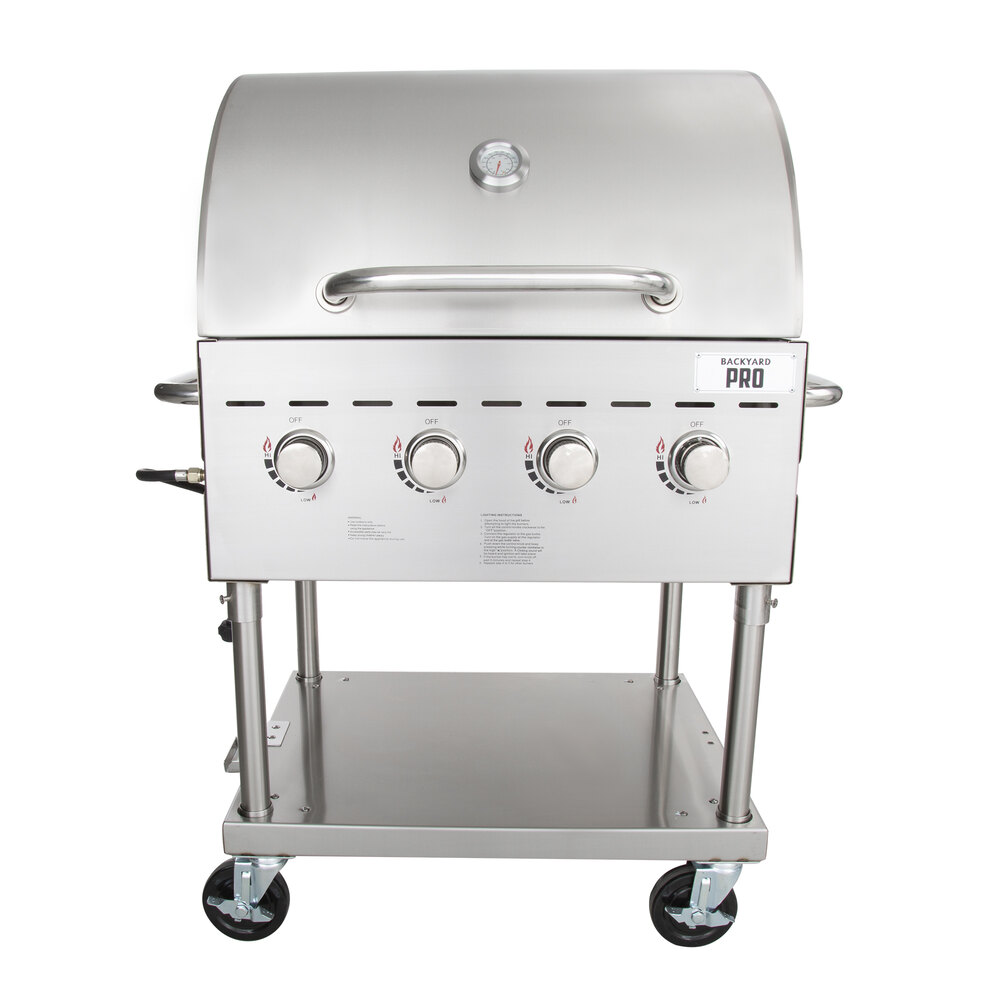 Backyard Pro C3H830DEL Deluxe 30" Stainless Steel Outdoor Grill with ...