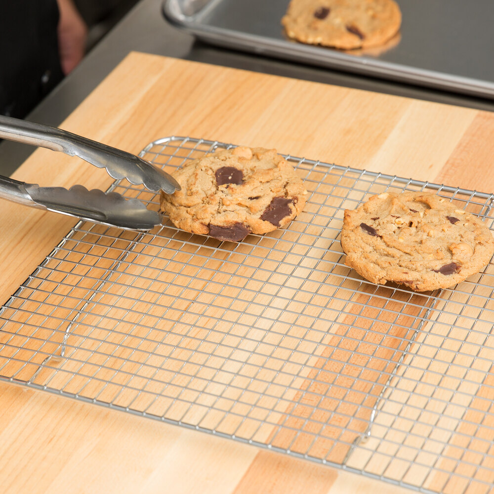 Footed Cooling Rack / Pan Grate for Steam Table Pan - 10 1/8" x 18"