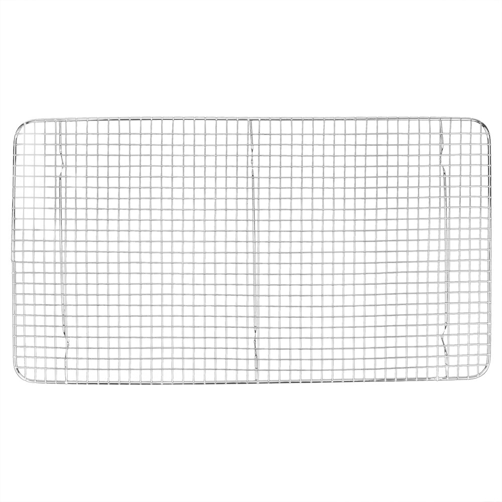 Footed Cooling Rack / Pan Grate for Steam Table Pan - 10 1/8" x 18"