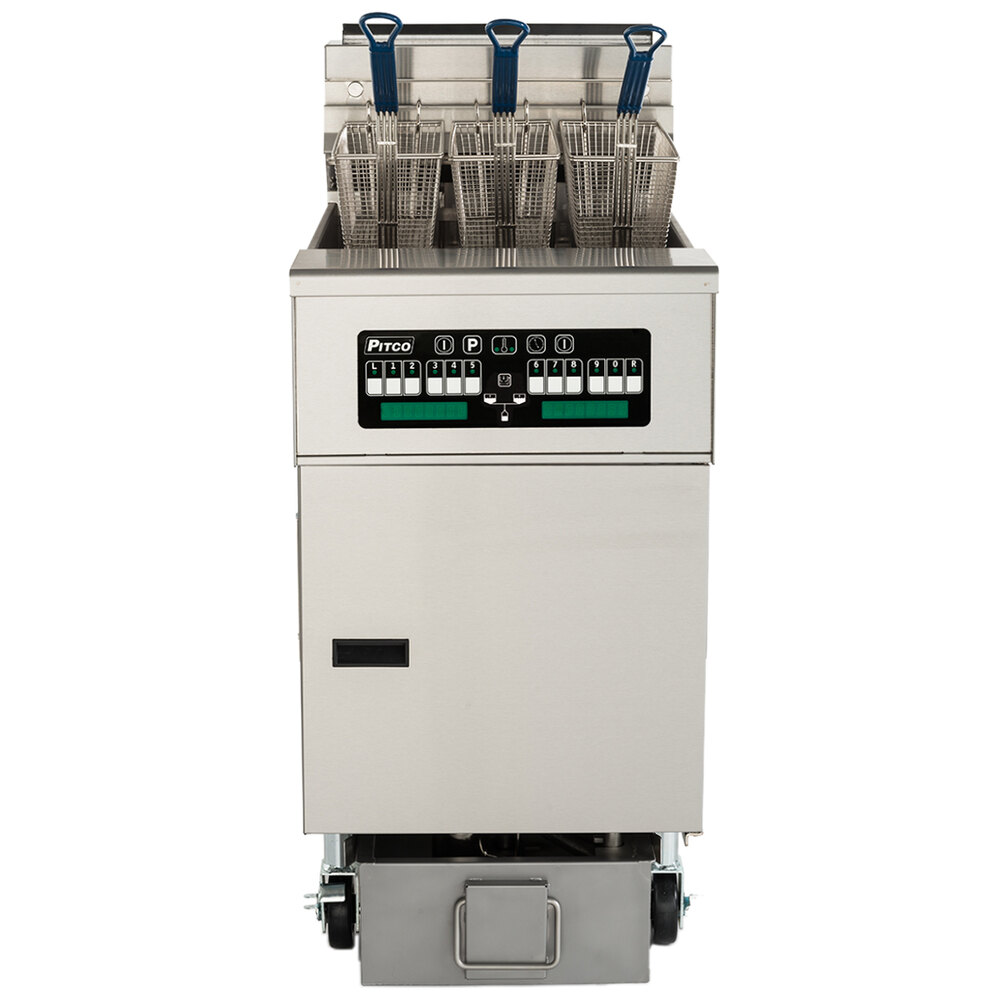 Pitco® SELV14X-C/FD Solstice 30 lb. Reduced Oil Volume / High Output ...