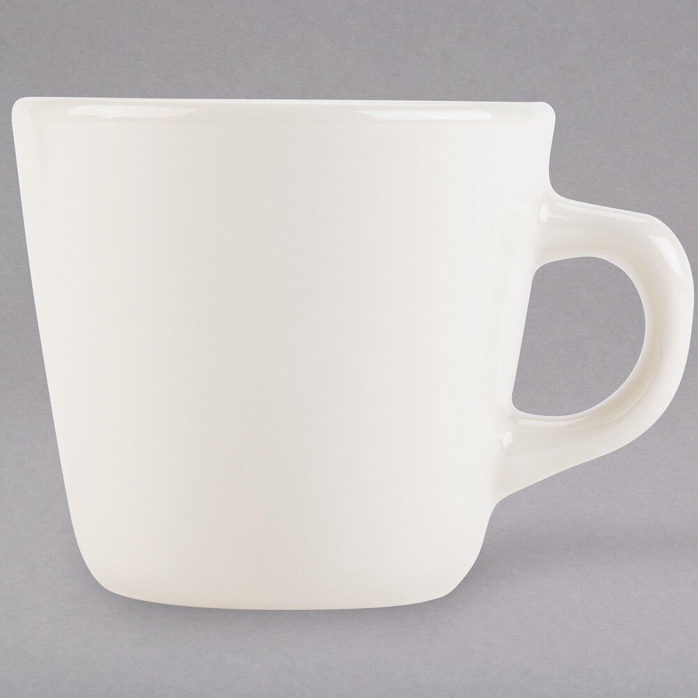 Tuxton TRE-001 Reno / Nevada 7 oz. Eggshell Tall China Cup - 36/Case