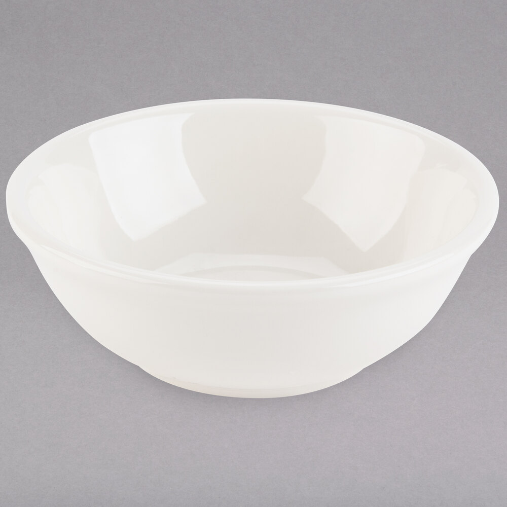 Tuxton TRE-015 Reno / Nevada 13 oz. Eggshell China Nappie Bowl - 36/Case