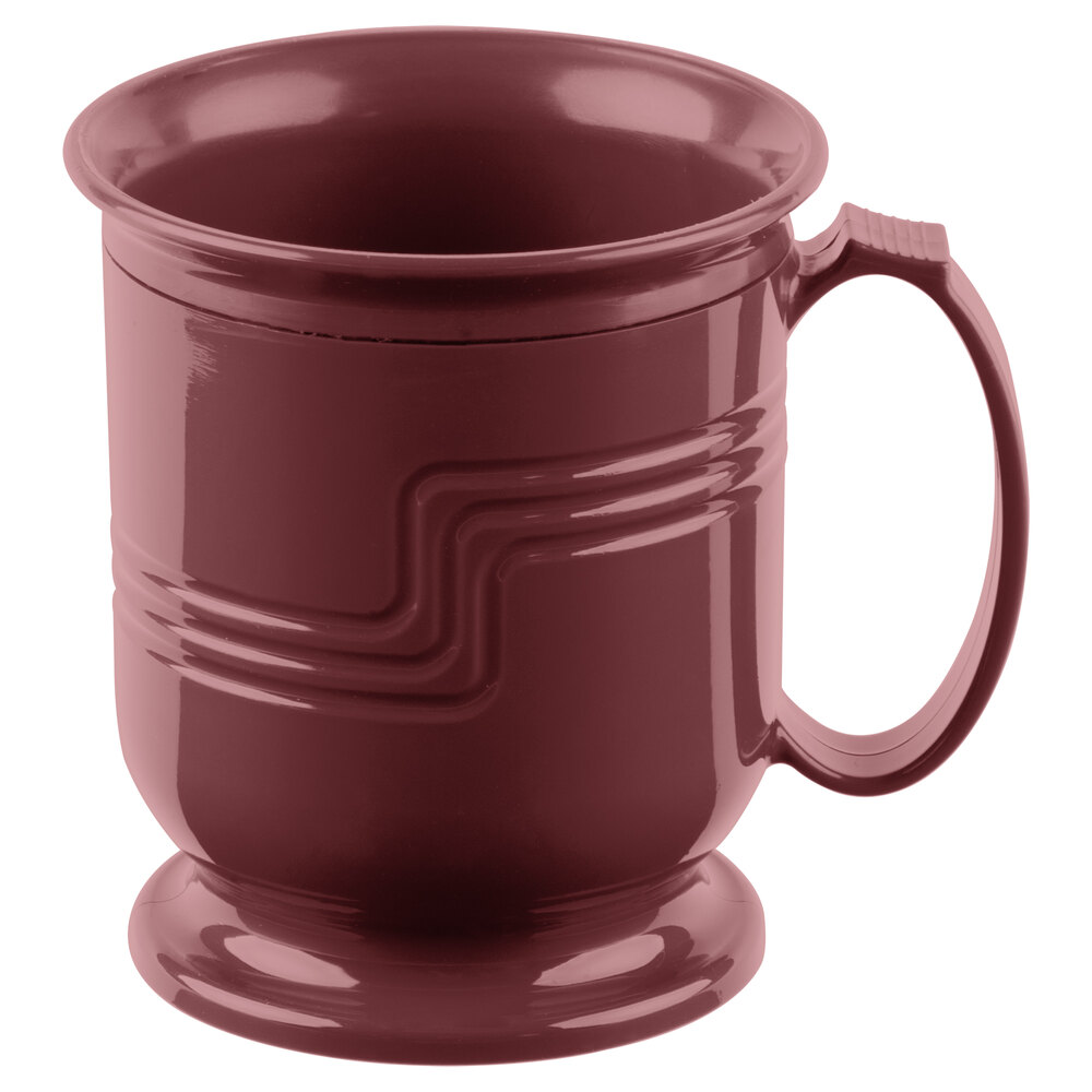 Cambro MDSM8487 Shoreline Collection Cranberry 8 oz. Insulated Mug - 48 ...