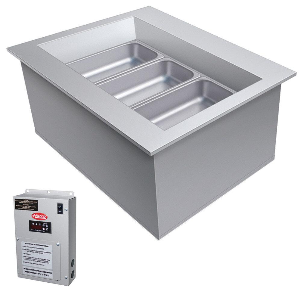 Hatco CWBX-1 One Pan Slanted Refrigerated Drop-In Cold Food Well ...
