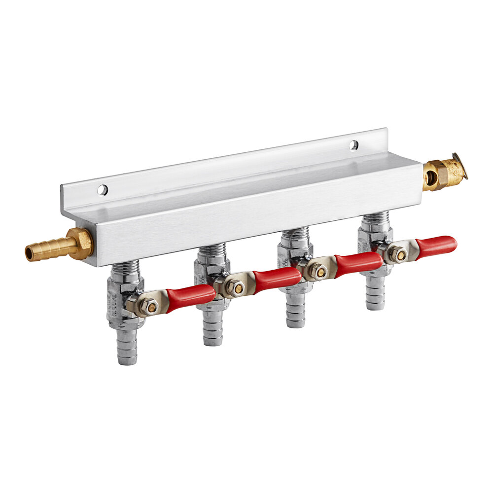 Beverage-Air 402-191A 4-Way Draft Manifold with 1 Inlet