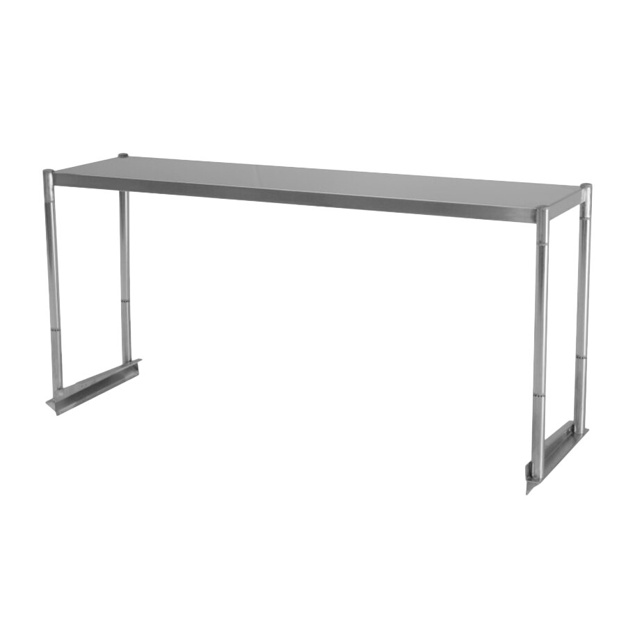 Turbo Air TSOS-P4 Stainless Steel Single Overshelf - 45" x 11 1/8"