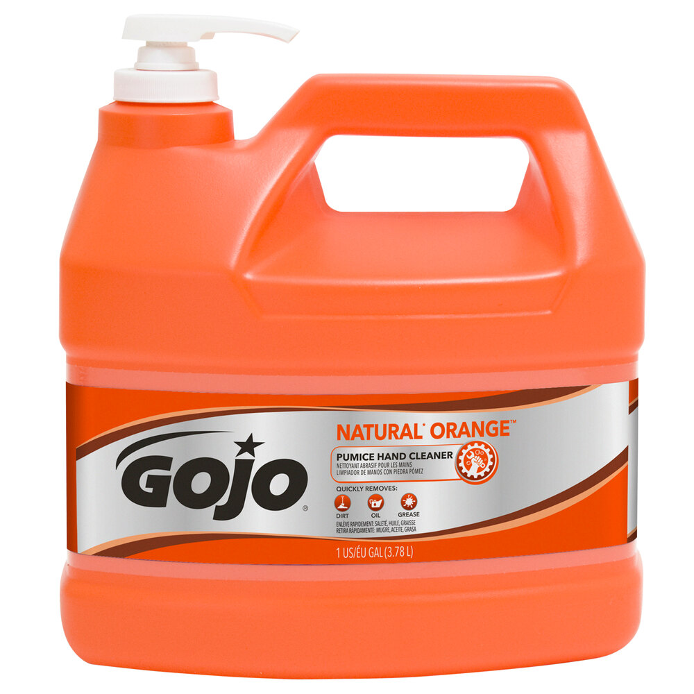 GOJO® 0955-04 1 Gallon Natural Orange Pumice Hand Cleaner - 4/Case