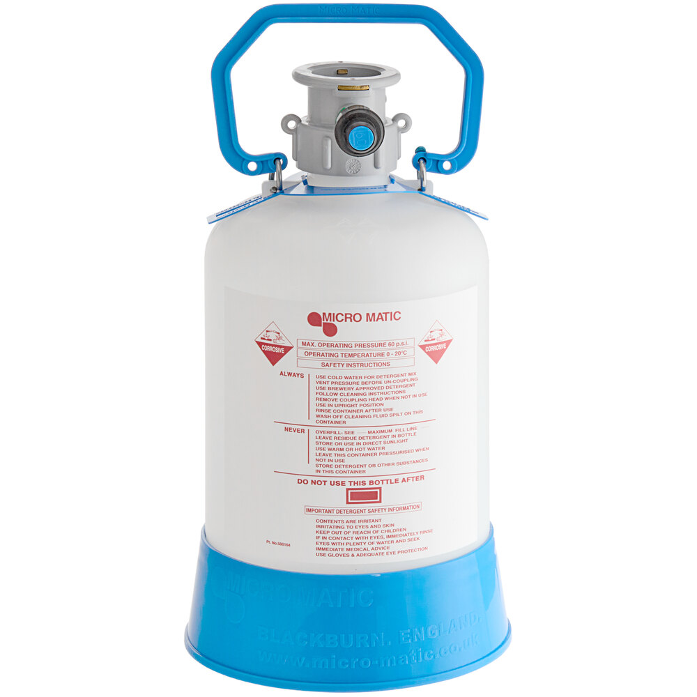Micro Matic M5-801147 1.3 Gallon Beer Tap Cleaning Bottle for D Style ...