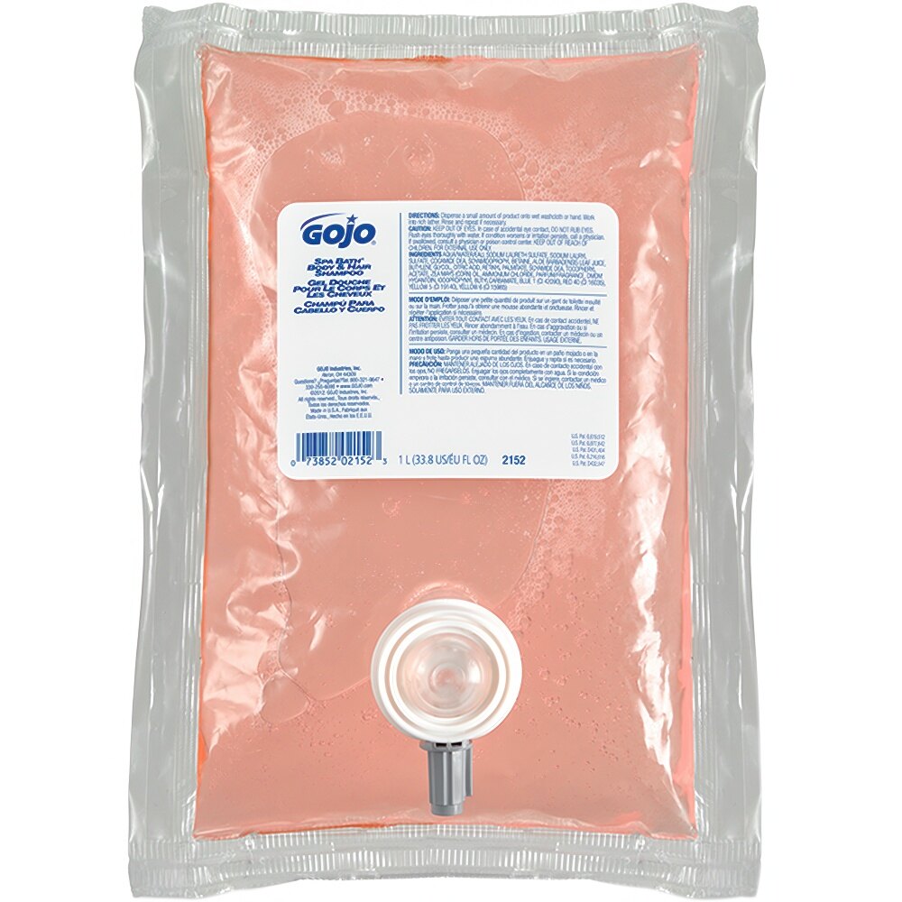 GOJO® 2152-08 NXT® Spa Bath 1000 mL Herbal Liquid Hand, Hair, and Body ...