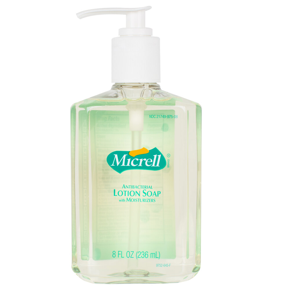 Micrell® 9752-12 8 oz. Floral Antibacterial Lotion Hand Soap with PCMX ...