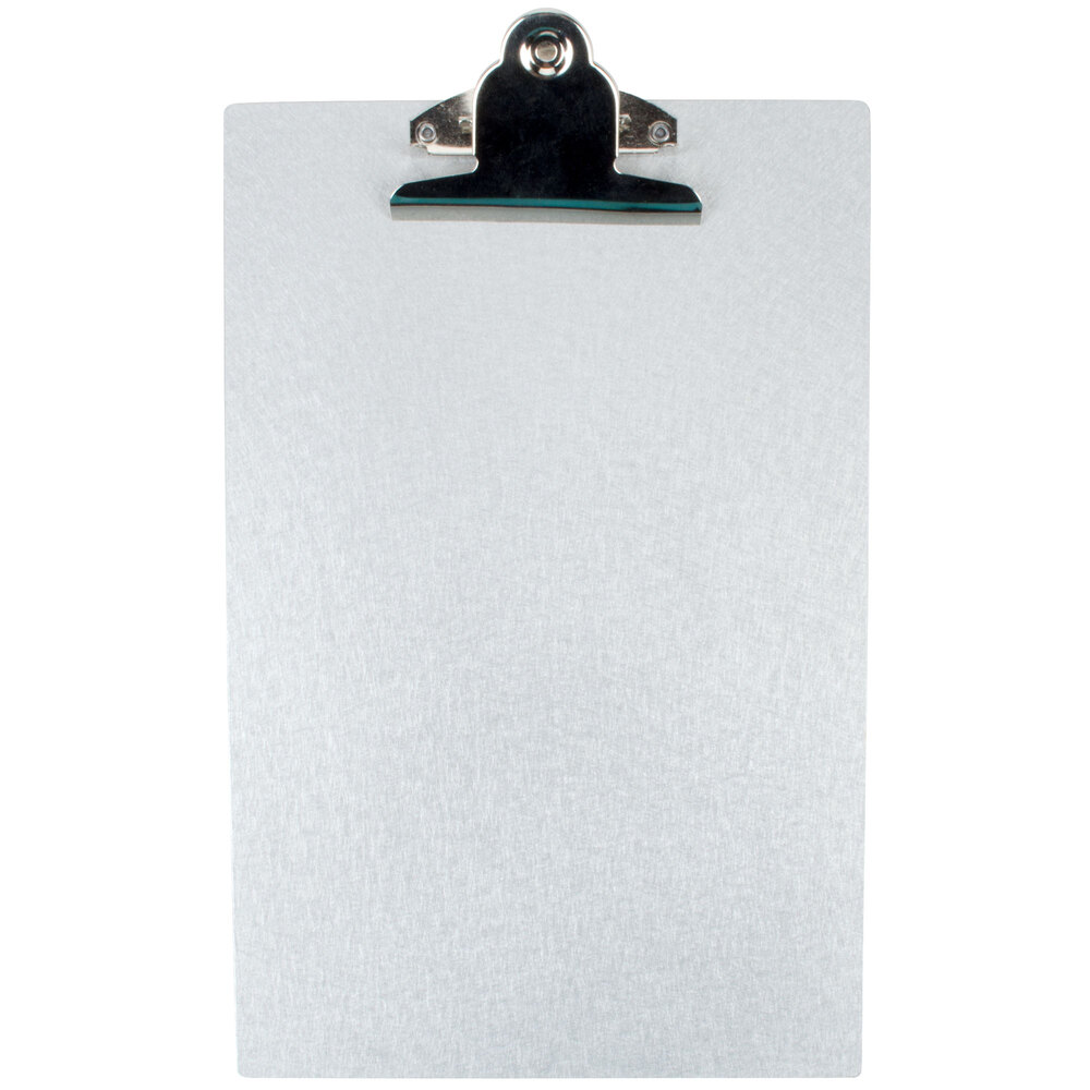 Menu Solutions ALSIN57-CLIP 5" x 7" Alumitique Customizable Single ...
