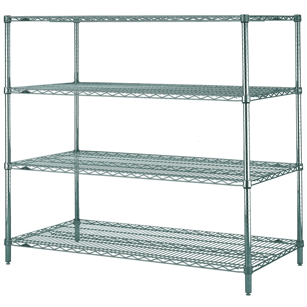 Metro N566K3 Super Erecta Metroseal 3 Wire Stationary Starter Shelving ...