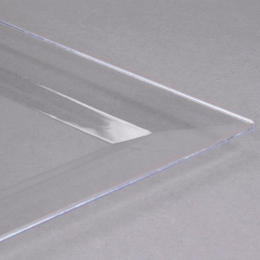 Clear Square Plastic Plates (10") - 10/Pack