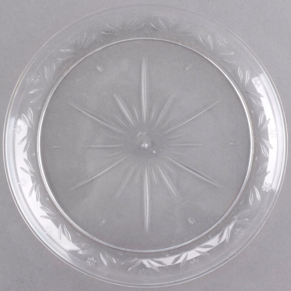 Choice 7" Clear Plastic Plate - 240/Case