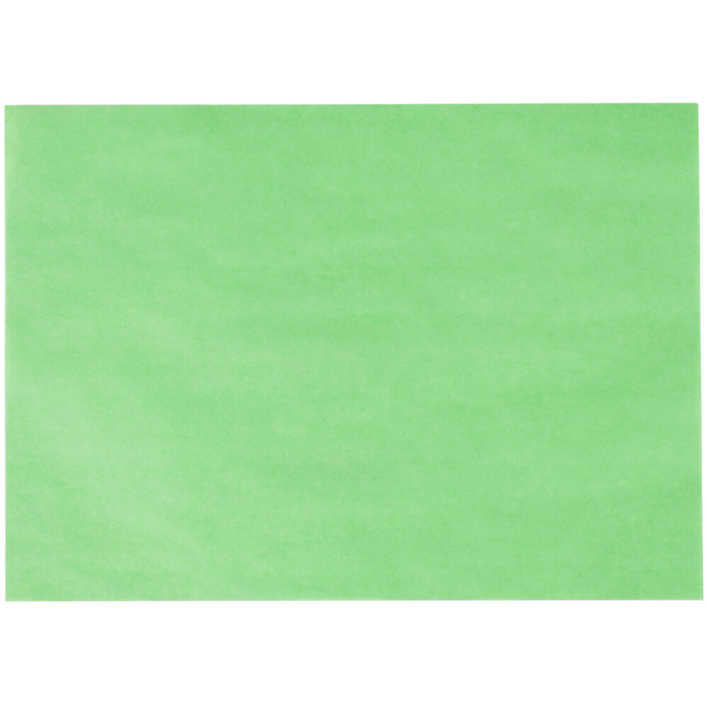 Choice 10" x 14" 40 lb. Green Steak Paper Sheets - 1,000/Case
