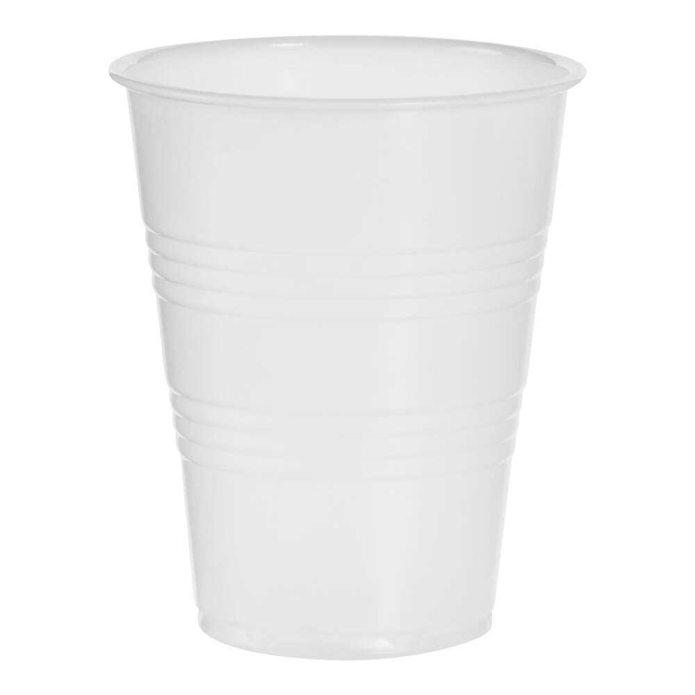 Dart Plastic Cups, Translucent, 9 oz. - 2500/Case