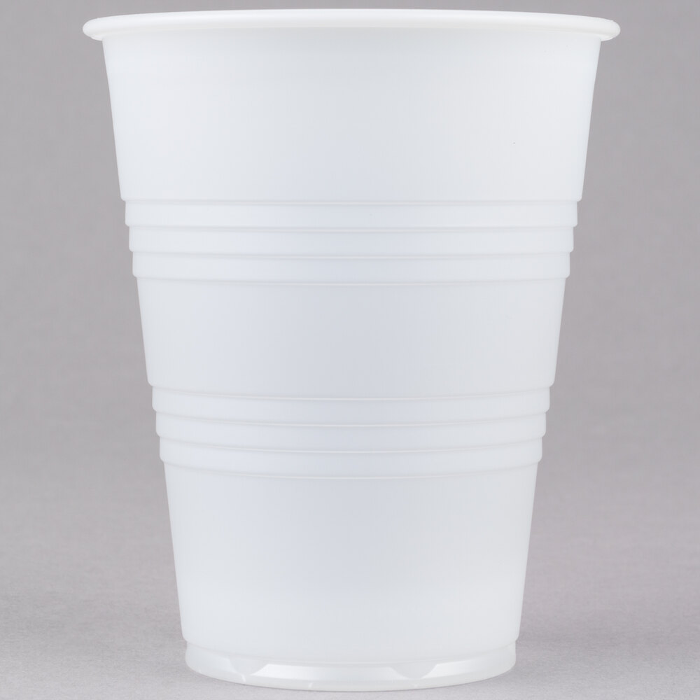 Dart Plastic Cups, Translucent, 9 oz. - 2500/Case