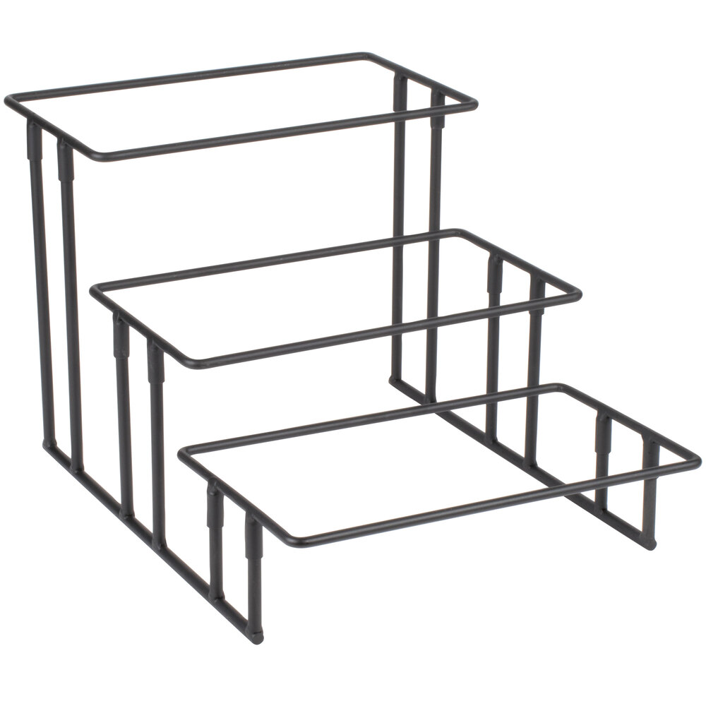 American Metalcraft IS18 Ironworks Three-Tier Stairstep Rectangular ...