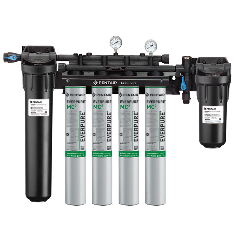 Everpure EV9437-10 High Flow CSR Quad-MC2 Water Filtration System with ...