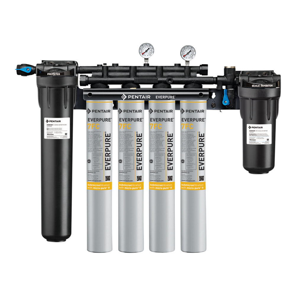 Everpure EV9329-74 High Flow CSR Quad-7FC Water Filtration System with ...