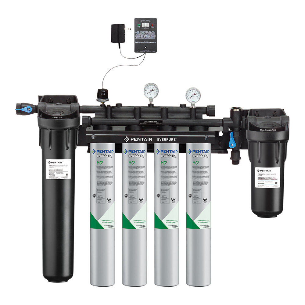 Everpure EV9437-11 High Flow CSR Quad-MC2 Water Filtration System with ...
