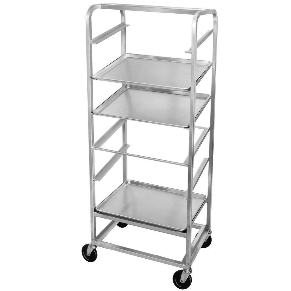 Channel SRS-7 7 Pan Side Load Angled Merchandising Cart