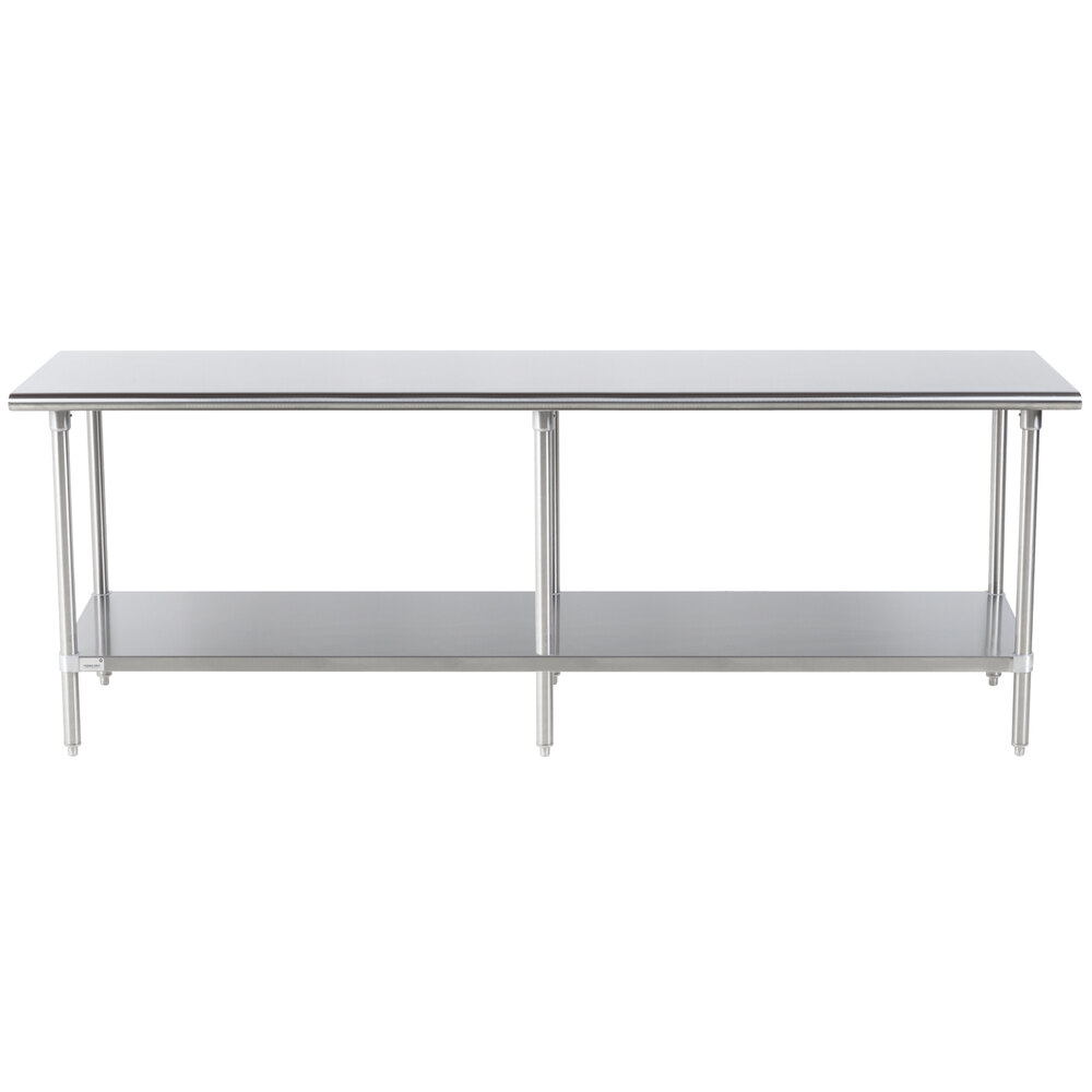 Advance Tabco Premium Series SS-308 30" x 96" 14 Gauge Stainless Steel ...