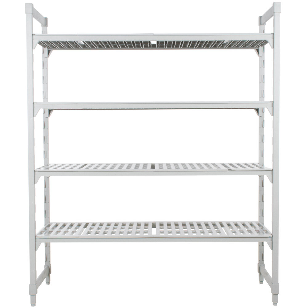 Cambro CPU187272V4PKG Camshelving® Premium Shelving Unit with 4 Vented ...