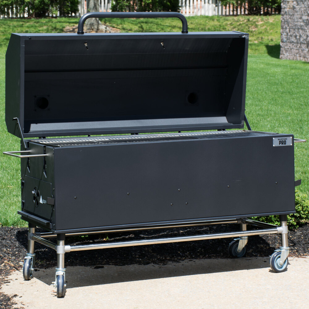 Backyard Pro Commercial Wood / Charcoal Smoker Grill (60")