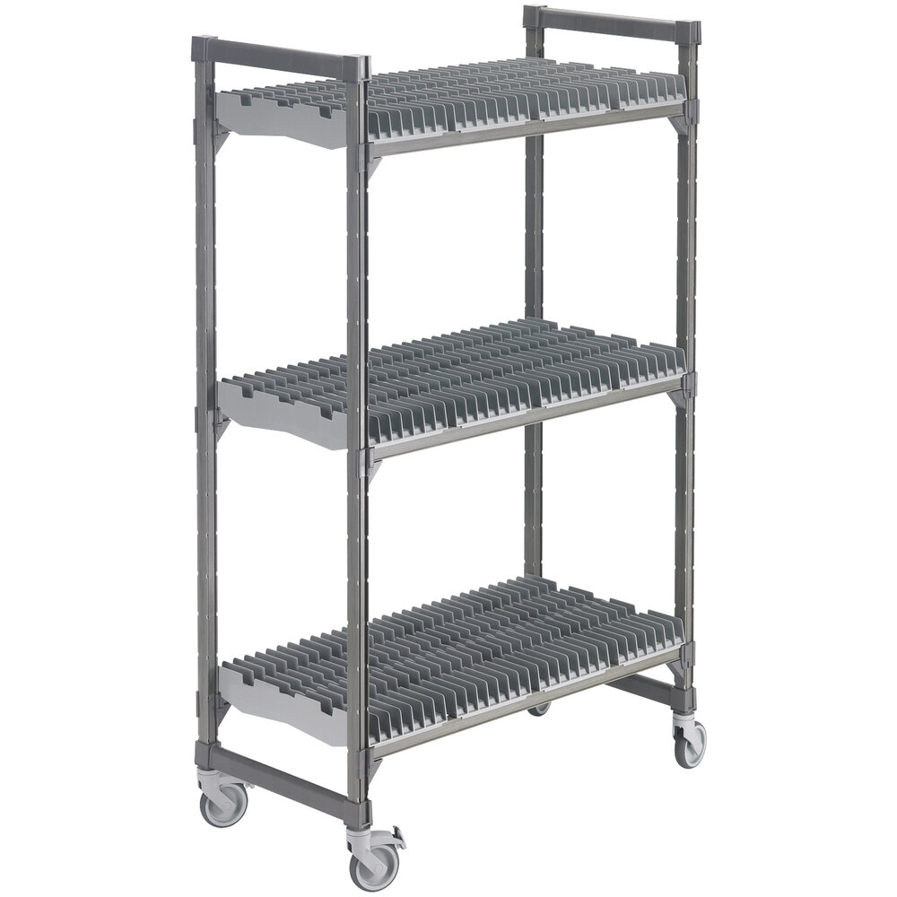 Cambro EMU246078DRPKG Camshelving® Elements Drying Rack Cart - 24" x 60 ...