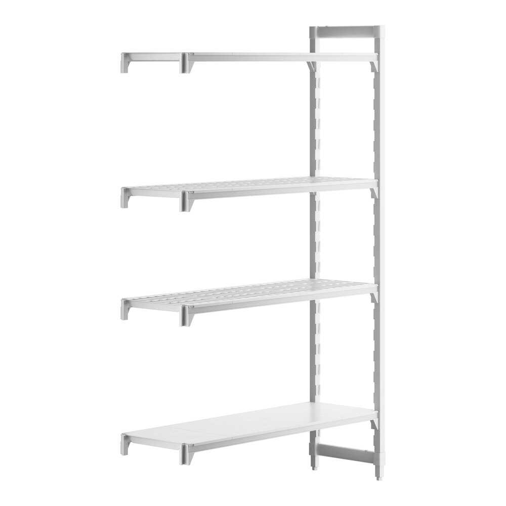 Cambro CPA185484VS4PKG Camshelving® Premium Stationary Add-On Shelving ...