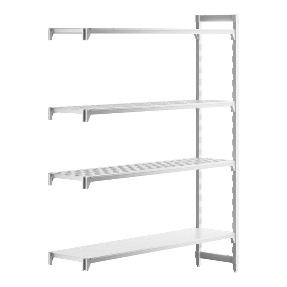 Cambro CPA187284VS4PKG Camshelving® Premium Stationary Add-On Shelving ...