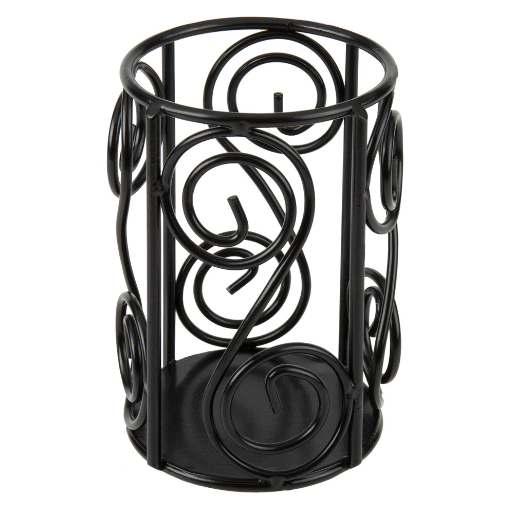 Sterno 85264 Black Swirl Wire Lamp Base