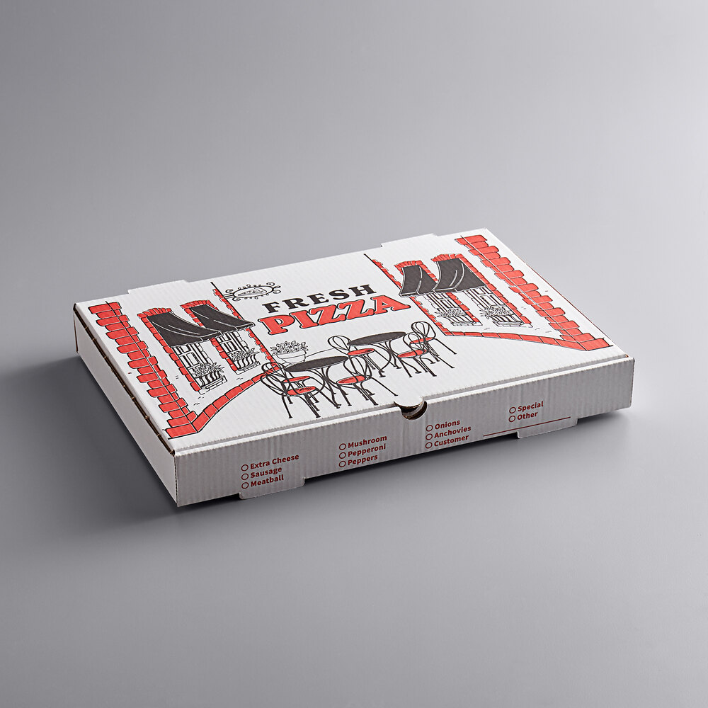 Choice Rectangle Pizza Boxes - 17" x 12" (50/Case)