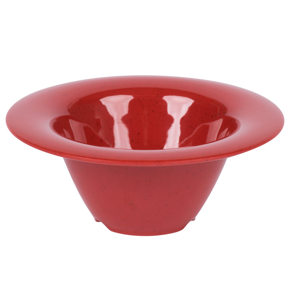 GET SN-108-RSP 10 oz. Red Sensation Melamine Wide Rim Bowl - 24/Case