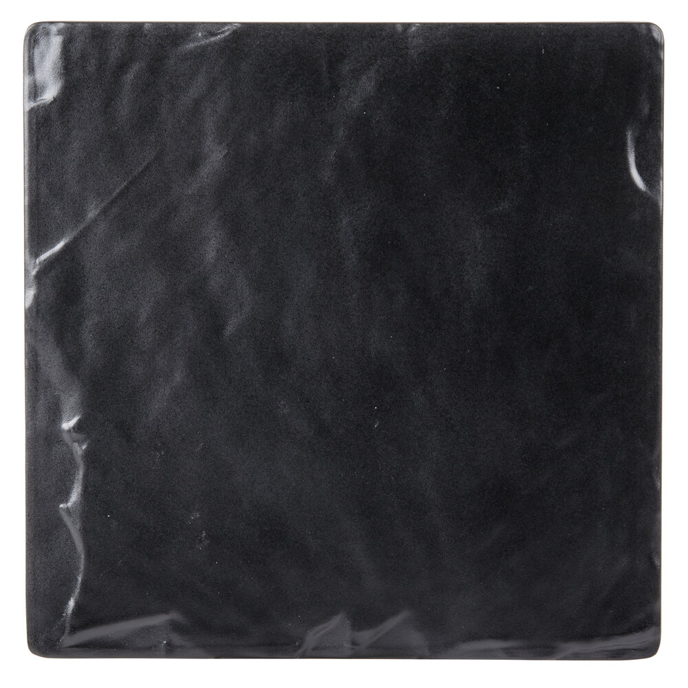 GET SB-1011-BK Madison Avenue / Granville 10" x 10" Melamine Faux Slate ...