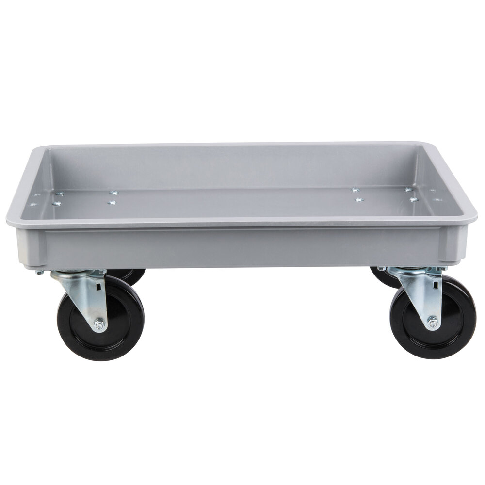 MFG Tray 87014851360973 18" x 26" Gray Fiberglass Dough Proofing Box Dolly