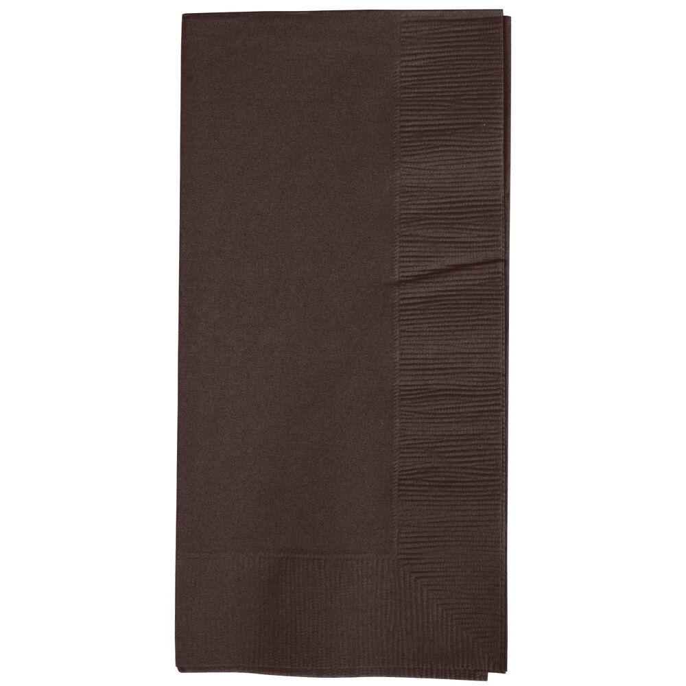 Chocolate Brown Paper Dinner Napkins 2 Ply 1 8 Fold Creative chocolate-brown-paper-dinner-napkins-2-ply-1-8-fold-creative
