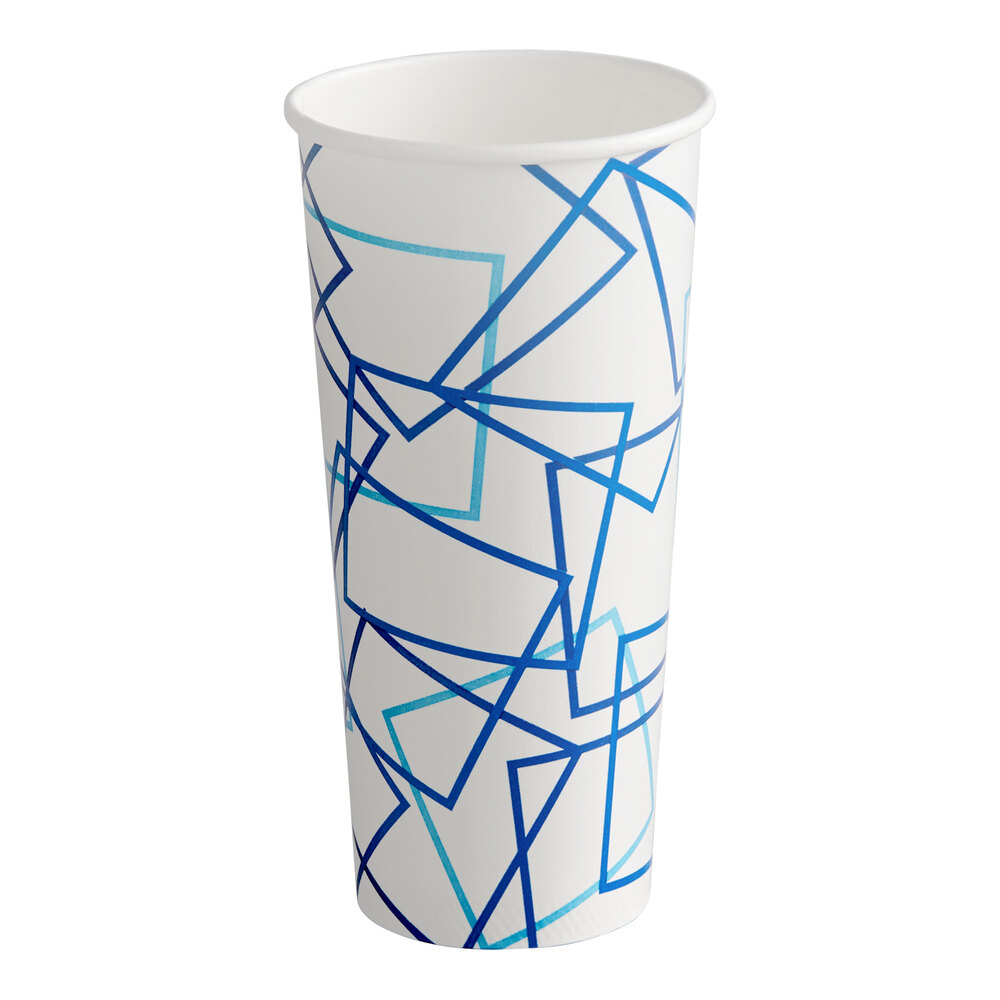 Choice 22 oz. Poly Paper Cold Cup - 1,000/Case