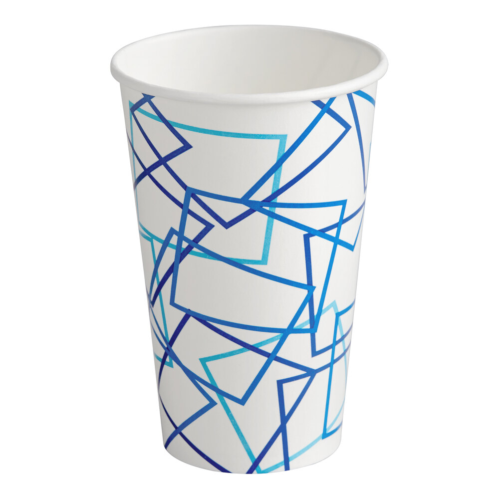 Choice 16 oz. Poly Paper Cold Cup - 1,000/Case