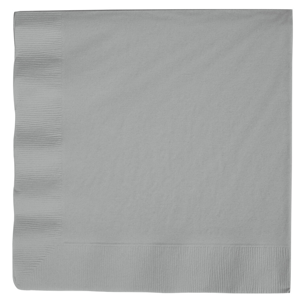 Shimmering Silver 3-Ply Dinner Napkin, Paper - Creative Converting ...