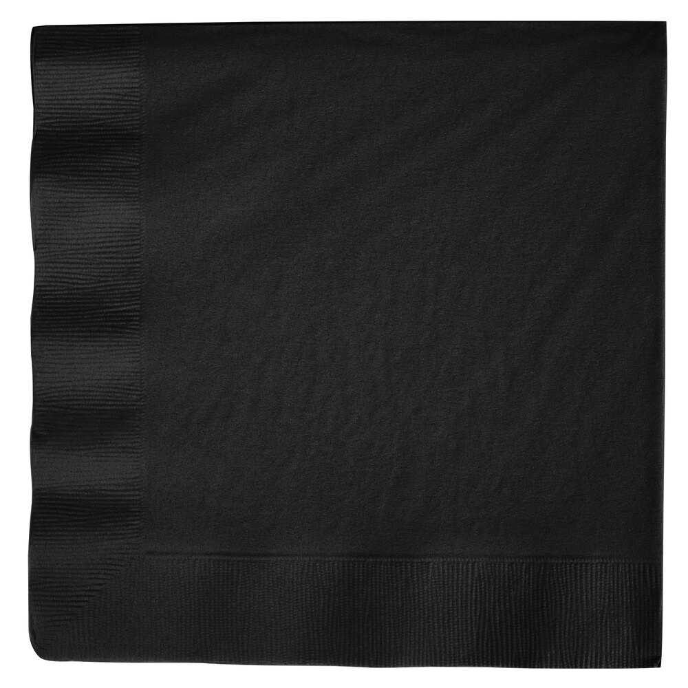 Black Velvet 3-Ply Dinner Napkin, Paper - Creative Converting 59134B ...