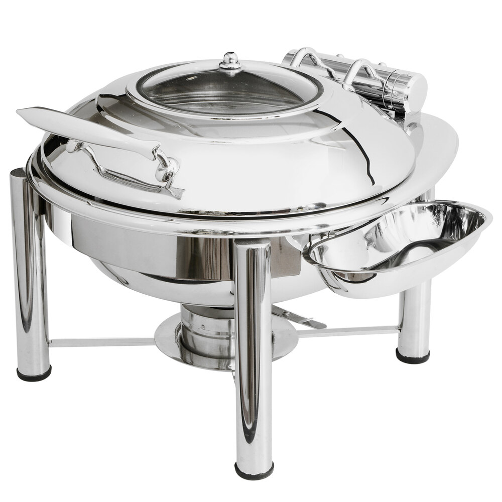 Eastern Tabletop 3939GPL Crown 4 Qt. Stainless Steel Round Induction ...