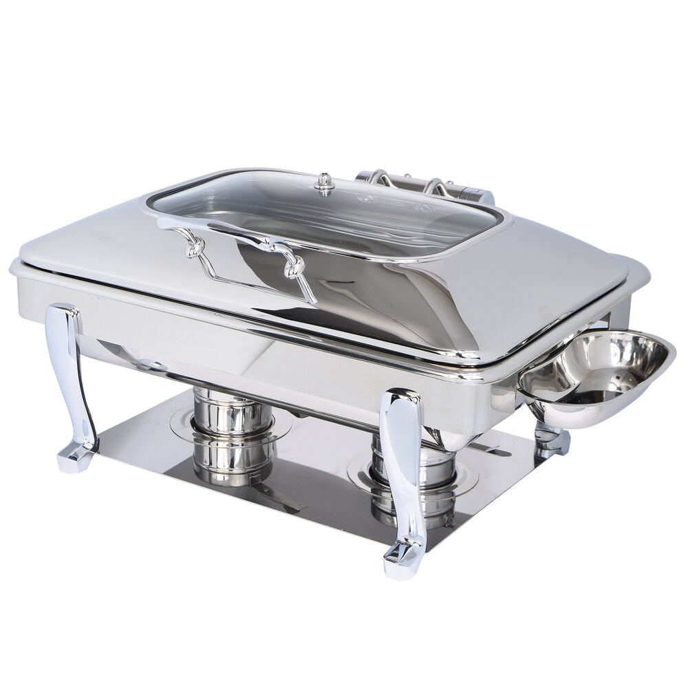 Eastern Tabletop 3935GS Crown 8 Qt. Stainless Steel Rectangular ...