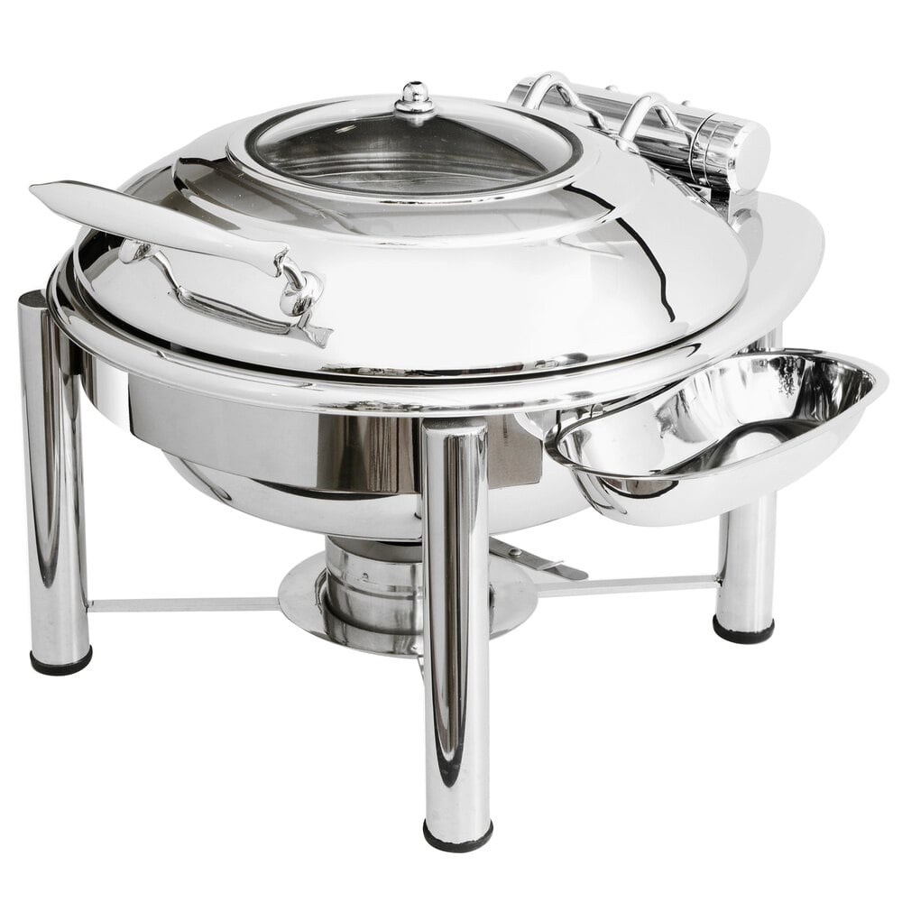 Eastern Tabletop 3938GPL Crown 6 Qt. Stainless Steel Round Induction ...